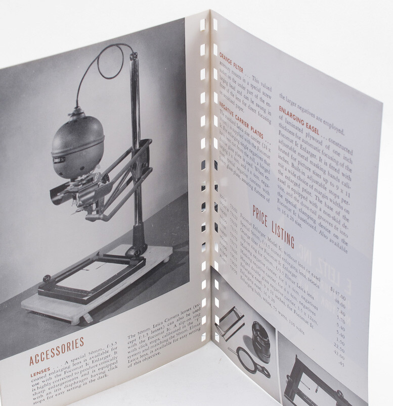 Original Leitz Brochure for Leica Focomat Ic Enlarger - 1954 | eBay