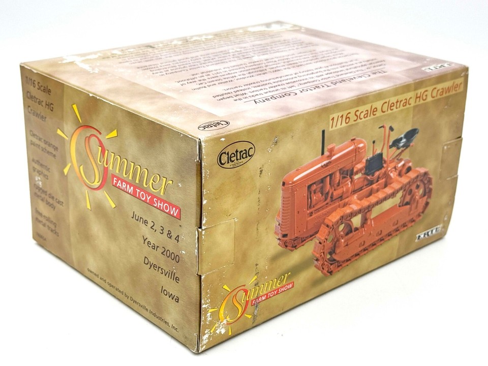 1/16 Cletrac HG Crawler Summer Farm Toy Show | eBay