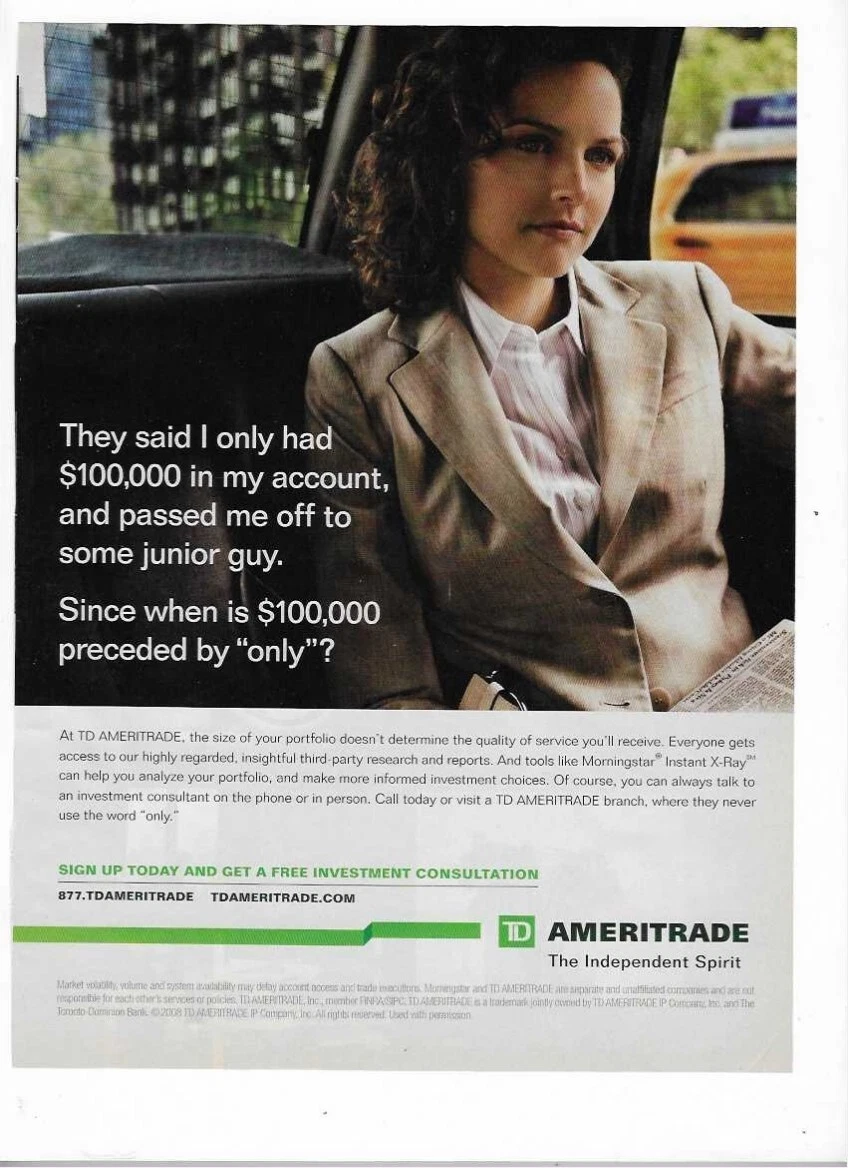 Investment Account Ad