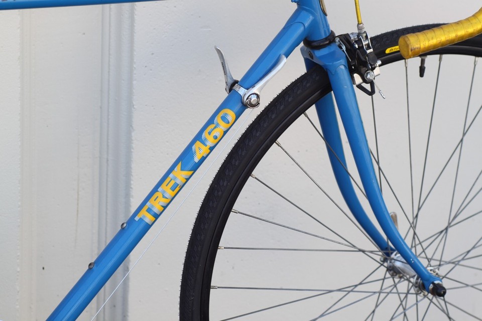 Trek 460 Vintage Tange Steel Touring Road Bike with New Tires blue ...