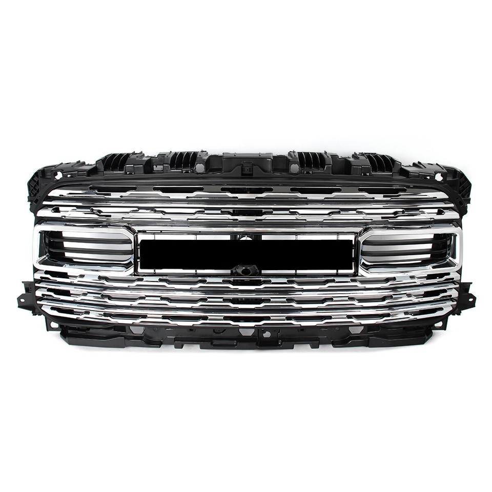 Chrome Black Grille For 2020-2024 RAM 2500 3500 4500 Laramie Big Horn ...