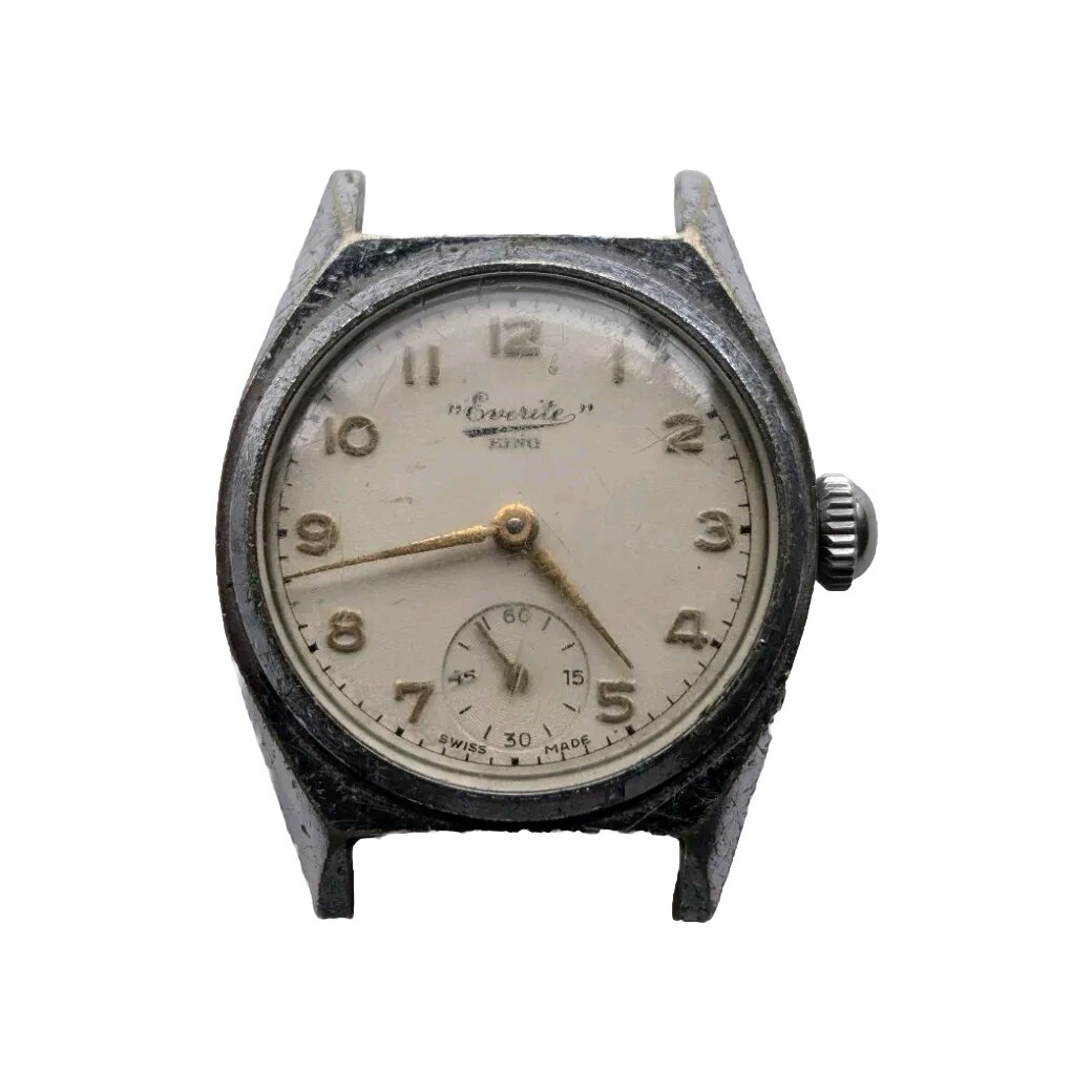 Everite King Vintage Mens Watch Sub Dial Swiss 28mm Working | eBay UK