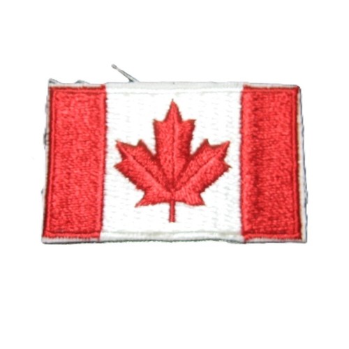 Canadian Flag Embroidered Patch Sew-on Maple Leaf Canada | eBay