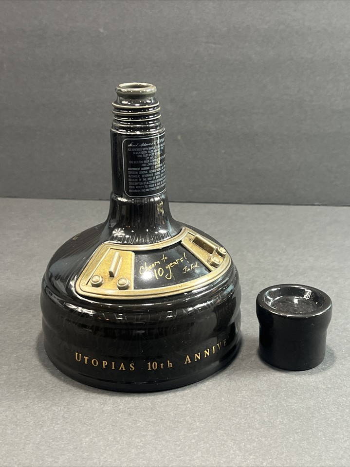 Sam Adams Utopias Beer Bottle 10th Anniversary Cheers To 10 Years Jim ...