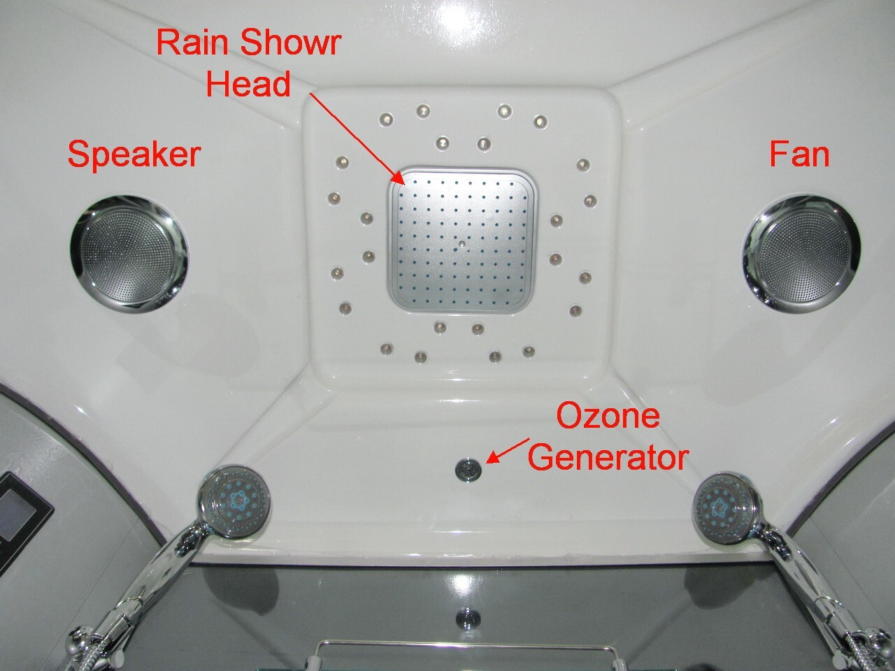 EMPIRESHOWER ER55-36SB-HD 2 PERSON STEAM SHOWER 55" x 35.5" x 85" | eBay