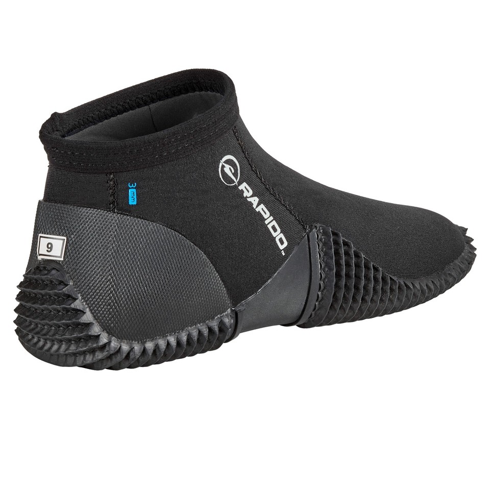 Men & Women 3mm Neoprene Anti-slip Rubber Sole Booties, Beach Shoes ...