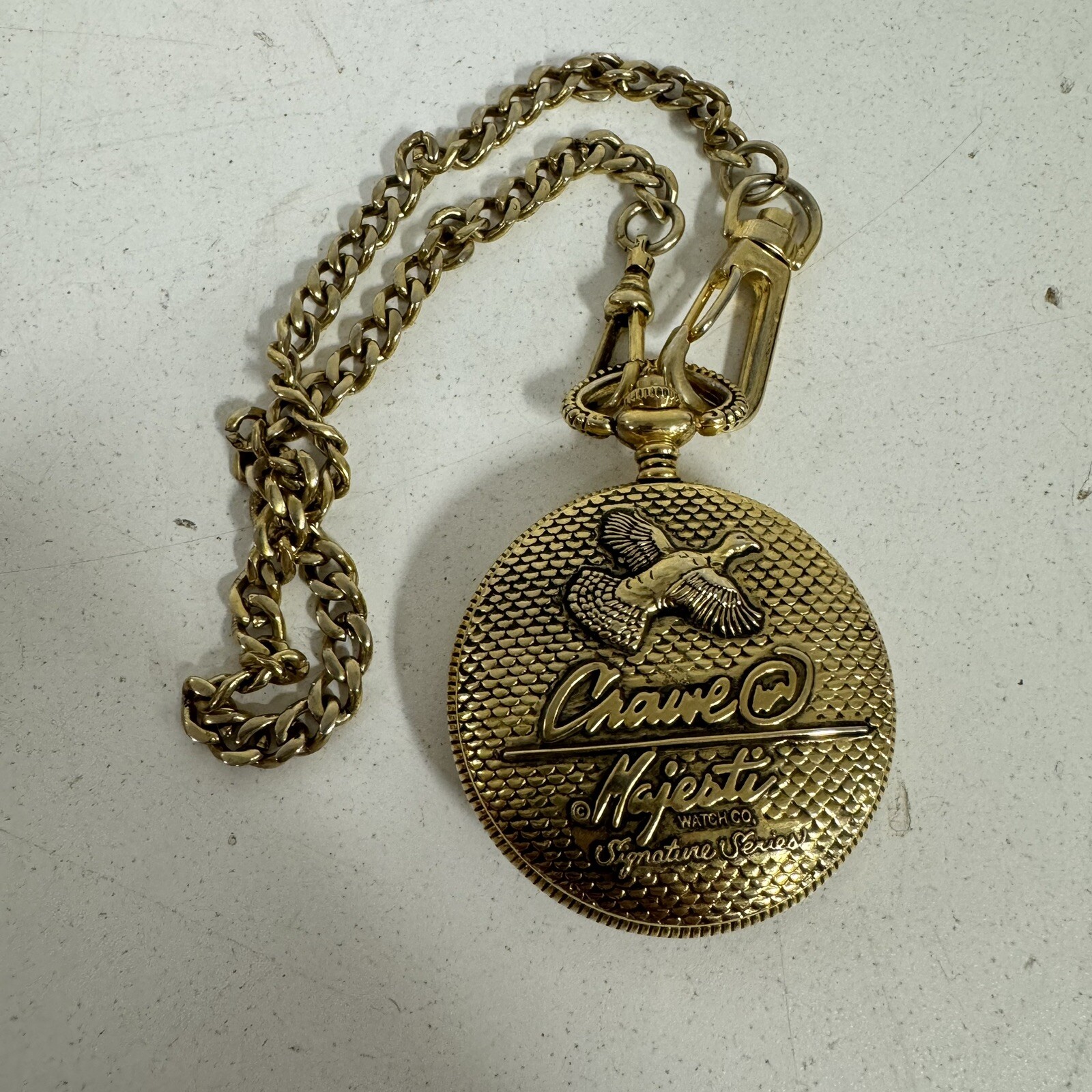 Phillip Crowe Majesti Signature Series Pocket Quartz Watch Timepiece ...
