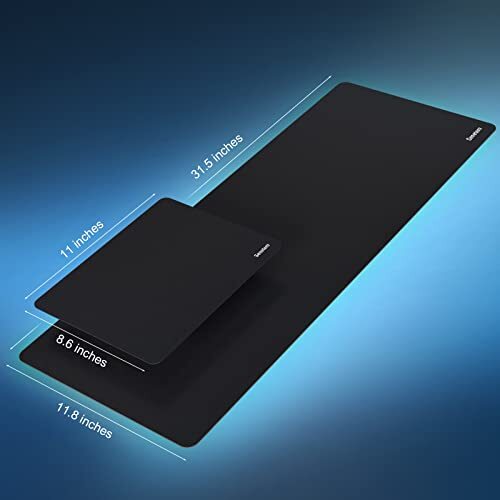 Senetem Ultra-Thin Mouse Pad 4 Pack Smooth Gaming Mousepad Non-Slip ...