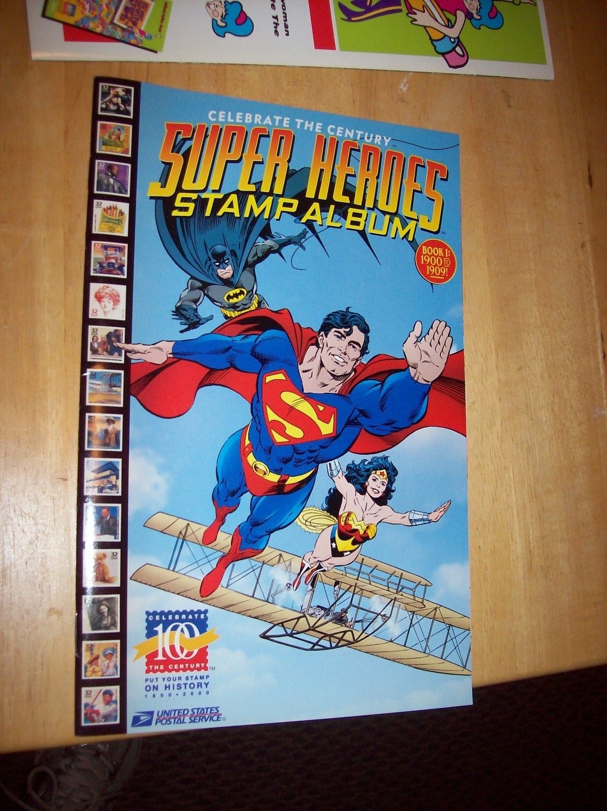 USPS Celebrate The Century Super Heroes Stamp Album Book 1 1900-1909 ...