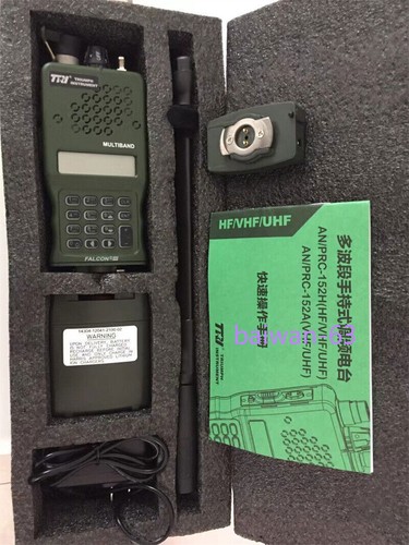 2024 New TRI AN/PRC-152 Hi Power 15W 12.6V Aluminum Shell Multiband ...