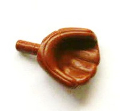 LEGO - Minifig, Hand Baseball Glove (Mitt) - Reddish Brown | eBay