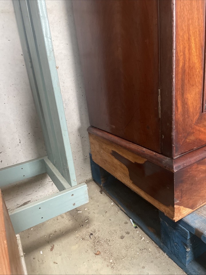 Antique Linen Press Cabinet Wardrobe Armoire | eBay UK