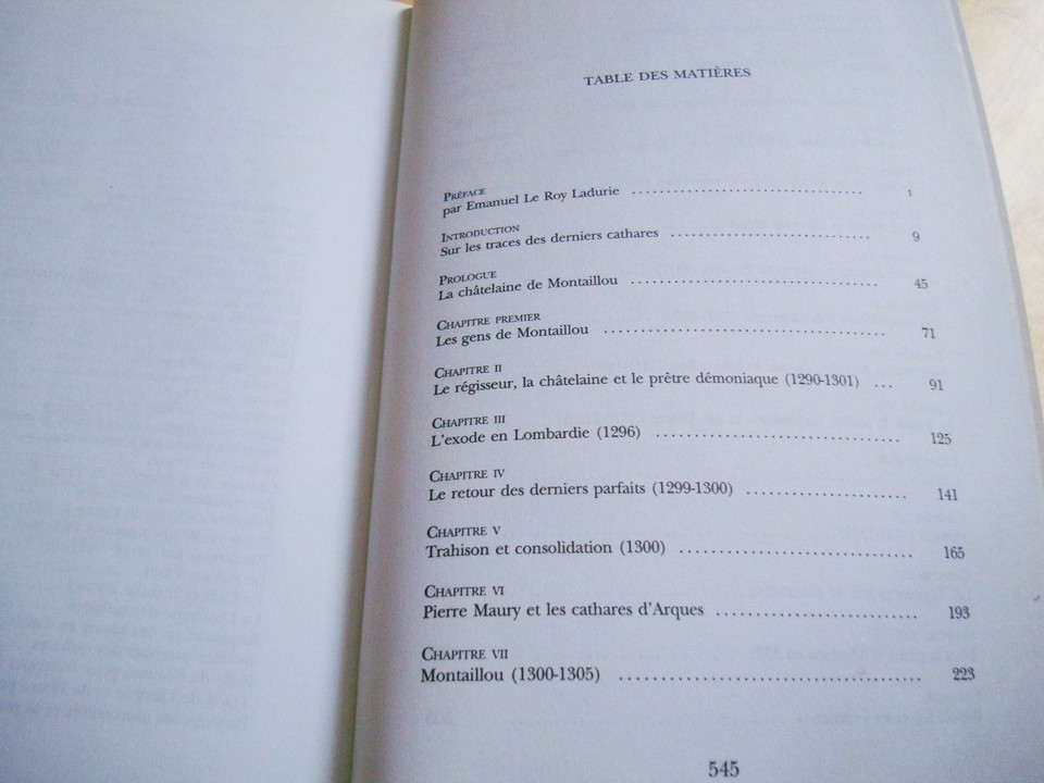 René Weis Les derniers cathares 1290-1329 Préface d'Emmanuel Le Roy ...