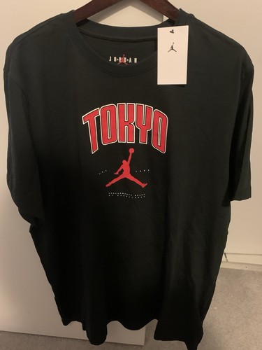 NEW NWT Nike Men Air Jordan Jumpman JAPAN EXCLUSIVE JP Tokyo black T ...