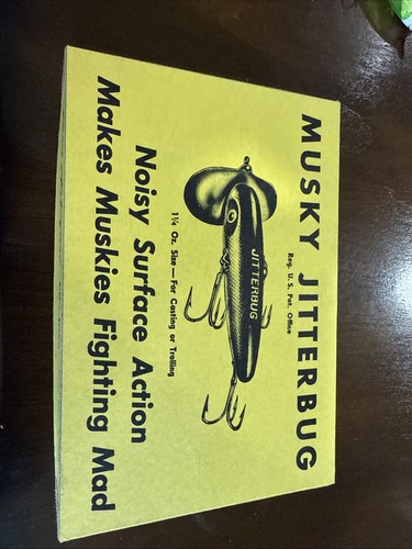 Fred Arbogast Large Musky Jitterbug three pack box | eBay