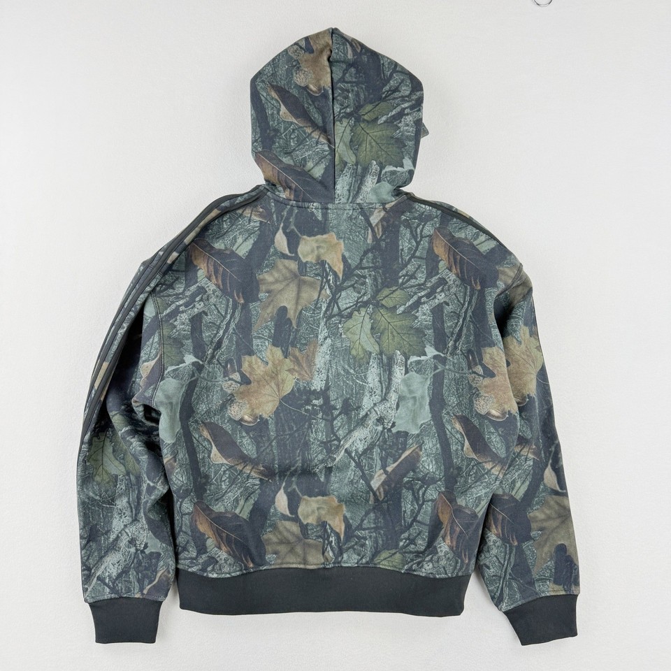 Adidas Camo Hoodie Sweatshirt Size S Mens Full Zip Woodland JY2775 | eBay