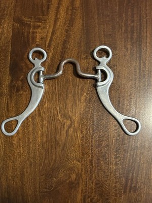 Western Horse Curb Bit Stainless Steel with Ported Mouthpiece | eBay