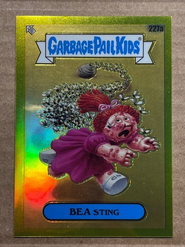 2023 Garbage Pail Kids Chrome Series 6 #227a BEA Sting Yellow Refractor ...