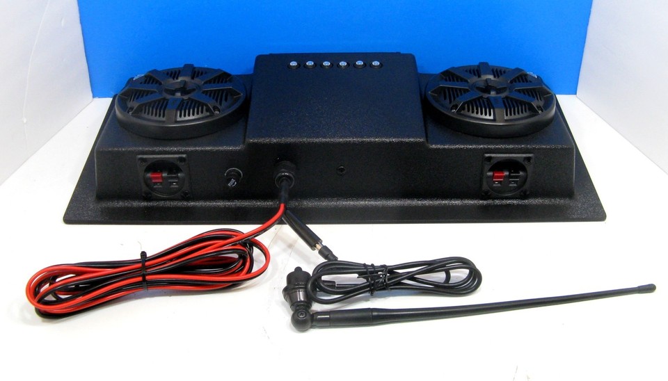 Golf Cart Radio UTV Overhead Console Stereo CLUB CAR YAMAHA BLUETOOTH ...