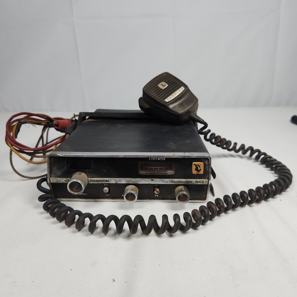Vintage Johnson Messenger 4140 CB Radio Transmitter Made In USA | eBay