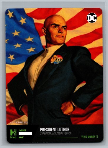President Luthor 2023 DC Comics Chapter 3 Shazam Trading Card Vivid ...