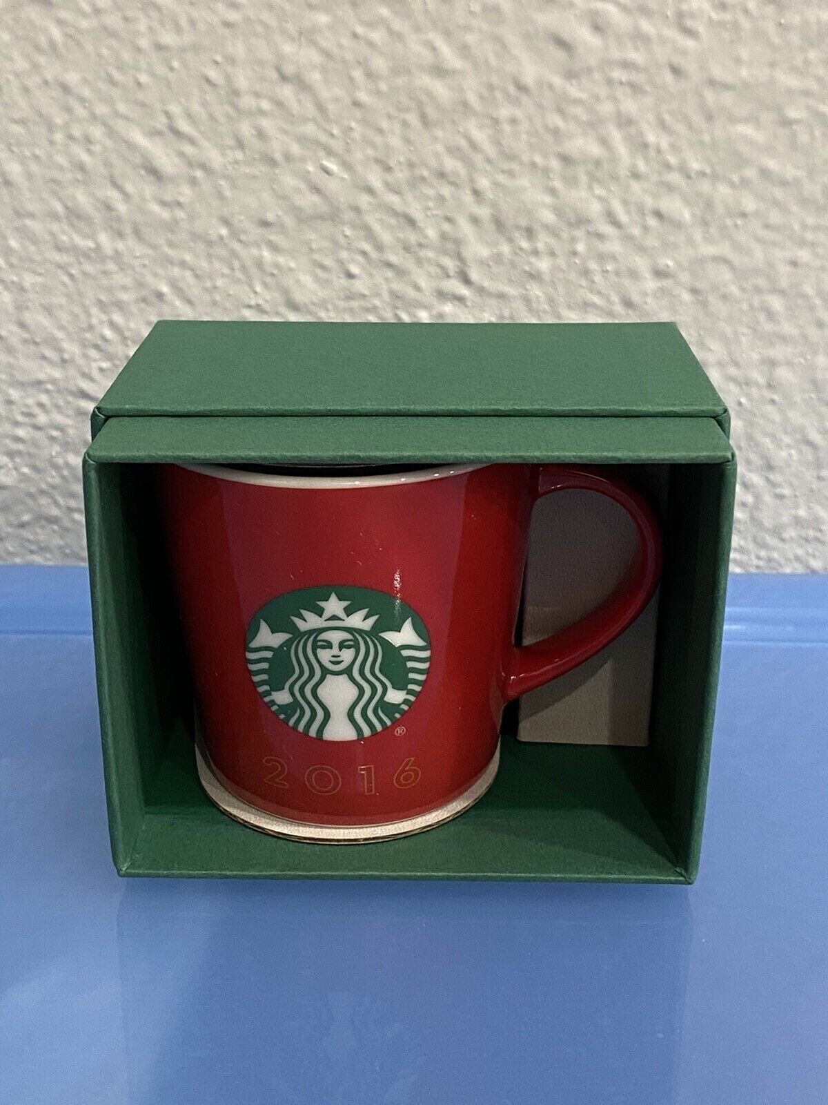 Starbucks Classic Demi Mug Red New in Box 3oz 2016 | eBay
