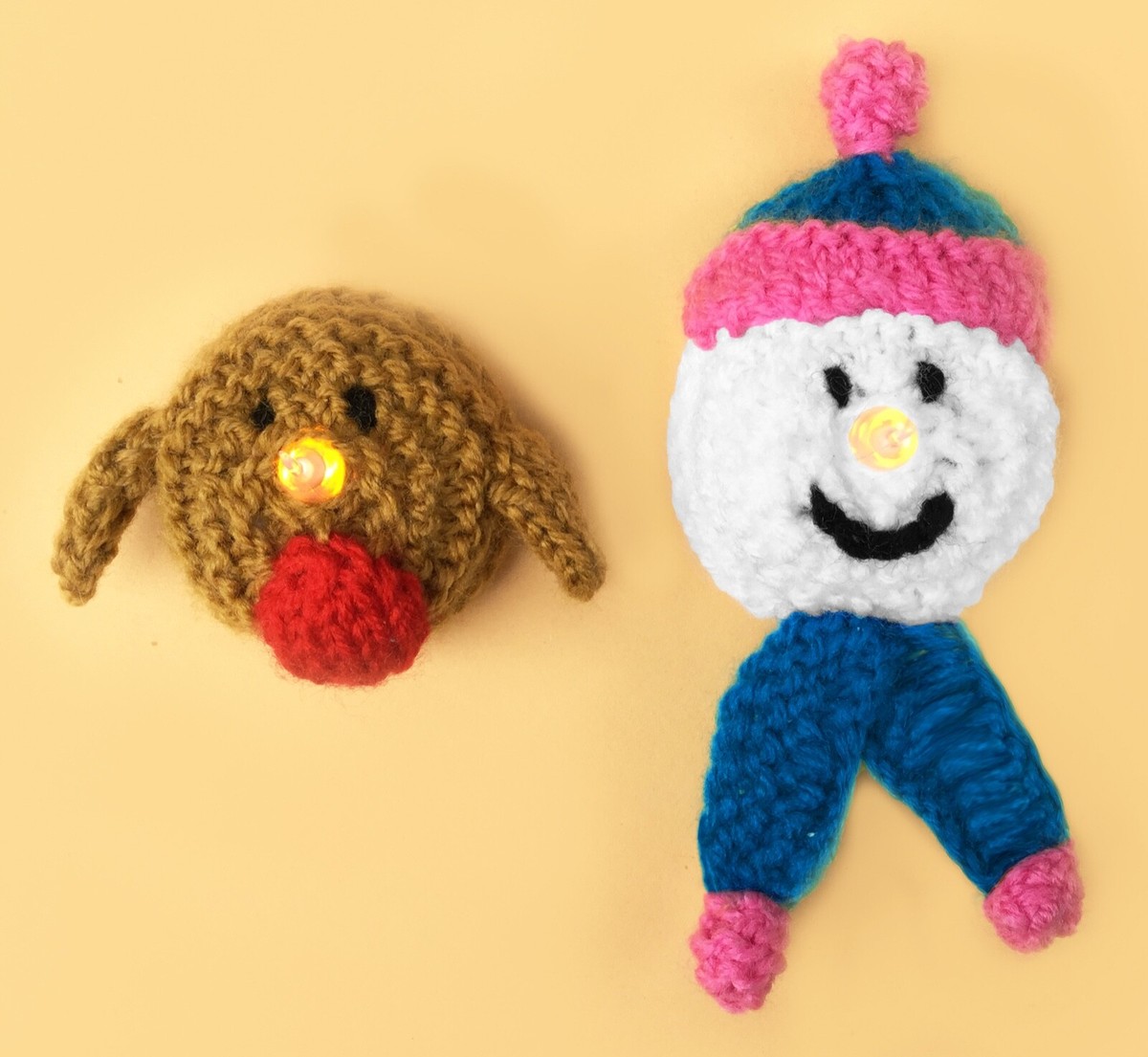 Snowman Tea Light Pattern