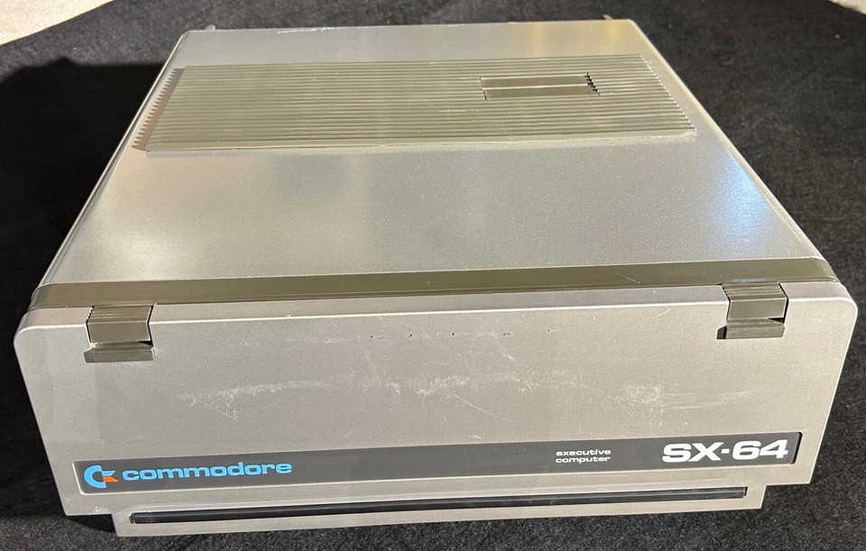Commodore SX-64 Color Computer w/ Original Cables & Controllers ...