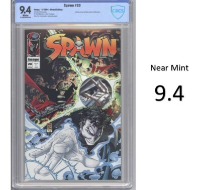 Spawn #20 - Team up with Harry Houdini to save NYC! CBCS 9.4 - Brand New Slab! | eBay