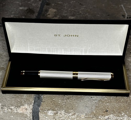 VTG. ST JOHN TWO TONE INK PEN GIFT BOXED | eBay