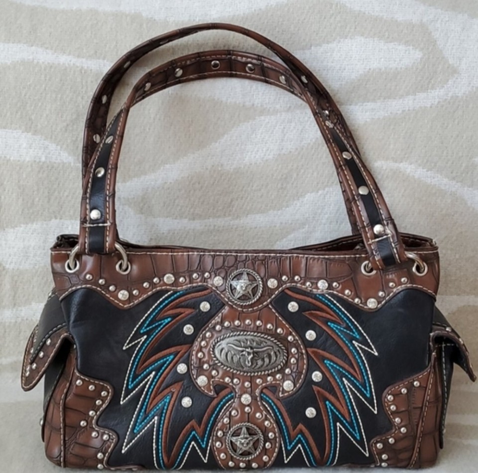 P & G Collection Western Handbag New W/Tags 13.5" Length x 5" Width x 8 ...