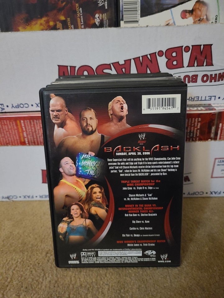 WWE - Backlash 2006 (DVD, 2006) Wrestling 651191945412 | eBay