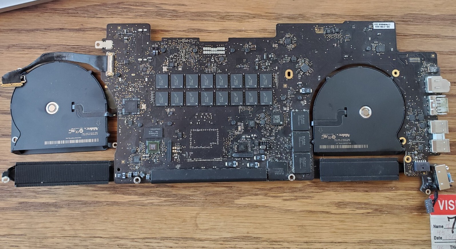 MacBook Pro 2015 15" Motherboard i7-2.5G 16GB 820-00426-A A1398 Radeon ...