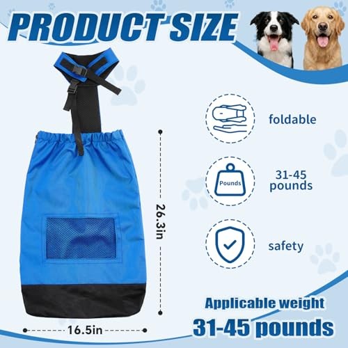 Drag Bags for Paralyzed Dogs & Cats, Adjustable Disabled Pet Mobility ...
