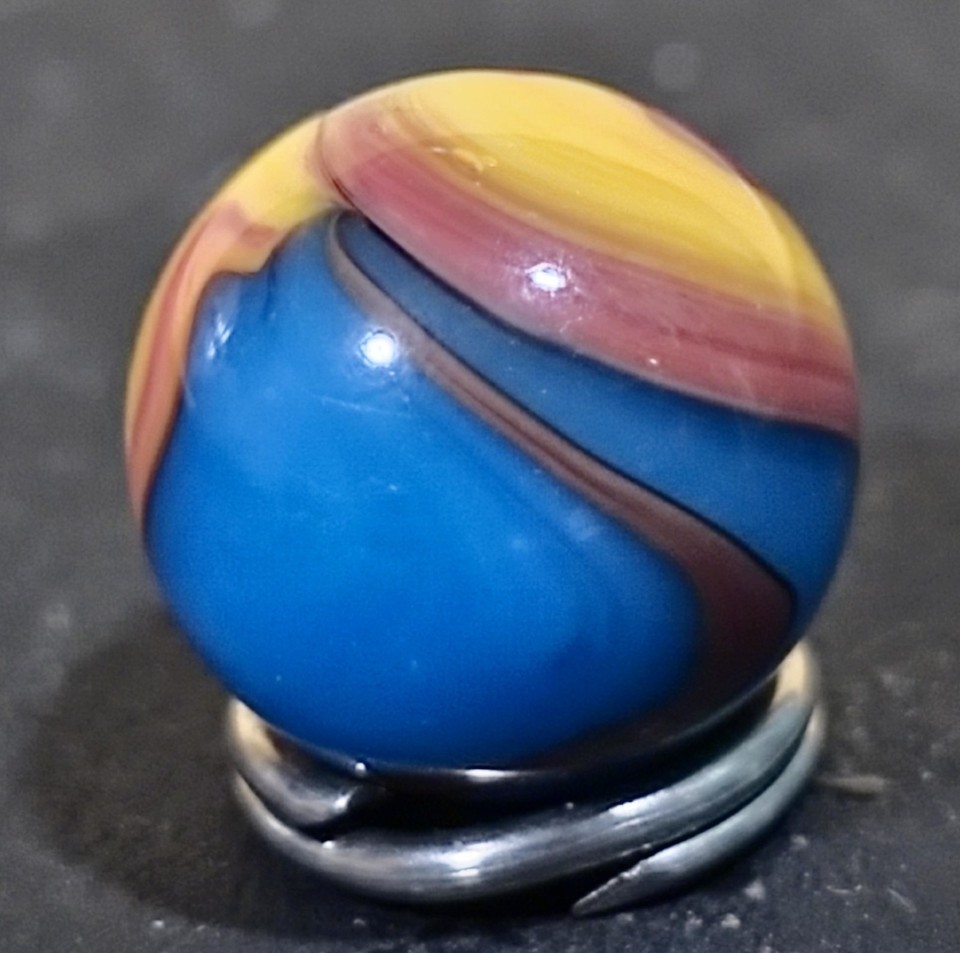 Vintage Peltier Superman Marble Mint condition, Great Colors. | eBay