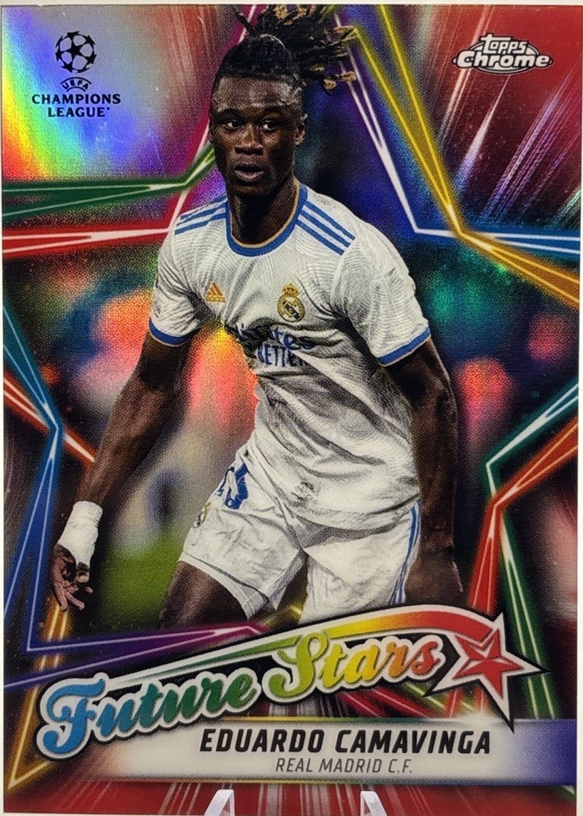 2021-22 Topps Chrome Uefa Champions League - Future Stars Eduardo ...