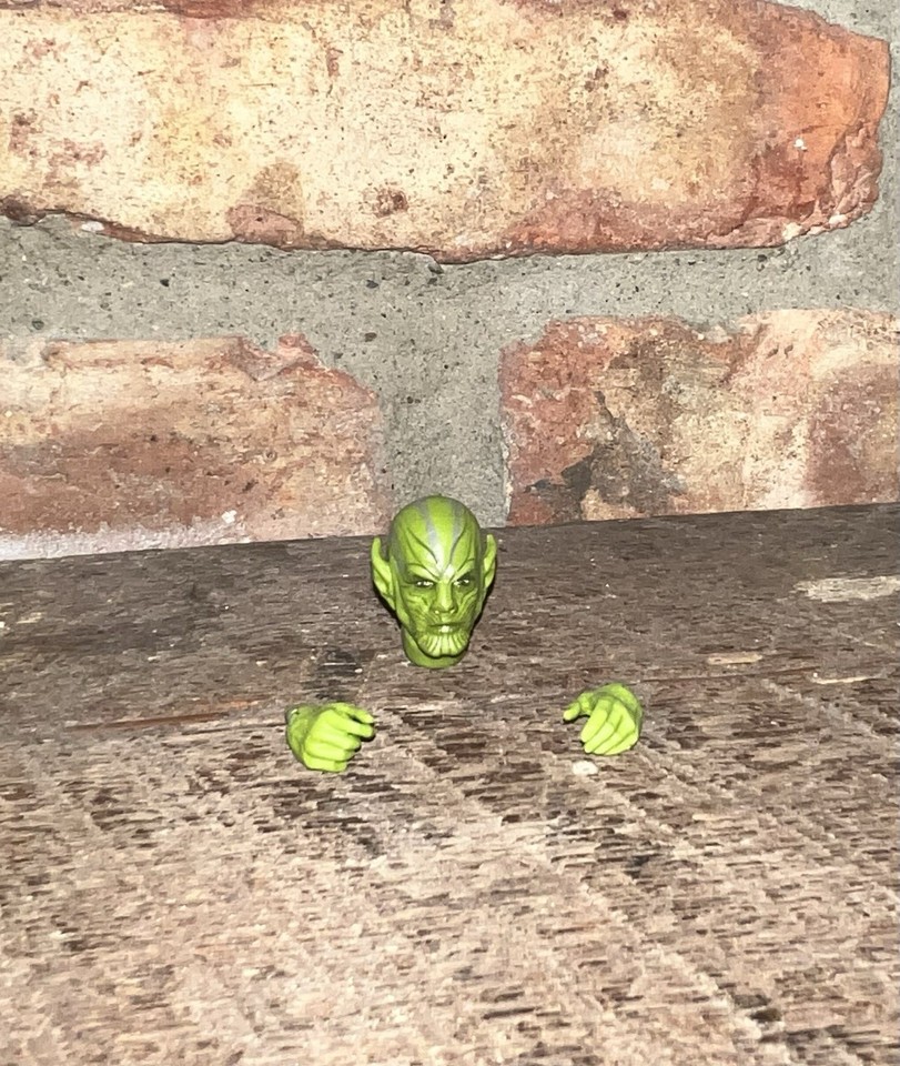 MARVEL LEGENDS TALOS HEAD & HANDS PARTS ONLY KITBASH CUSTOM FIGURE ...