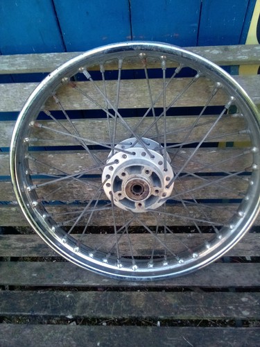 Norton Commando disc type front wheel 19" wm2 Dunlop rim | eBay UK