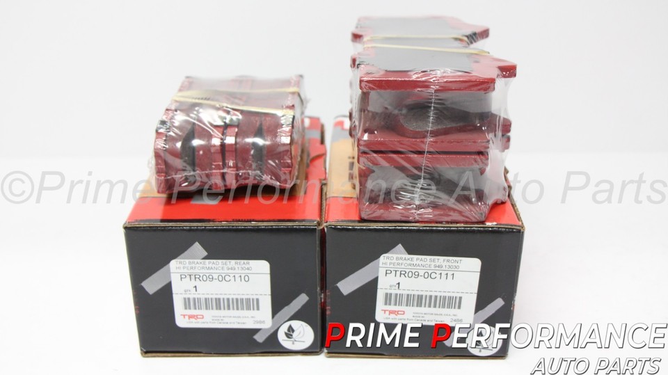 Toyota Tundra Sequoia TRD Front & Rear Brake Pad Sets PTR09-0C111 PTR09 ...