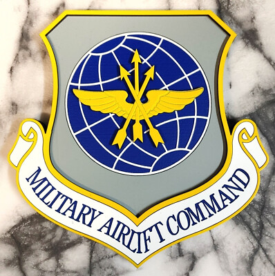 8" US Air Force Military Airlift Command Crest Plaque "Reach" | eBay