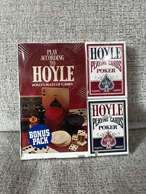 Vintage NOS Hoyle Cardgame Hoyle Rule Book Set Playing Cards | eBay