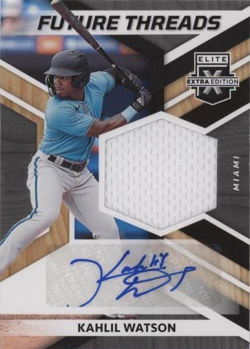 2022 Panini Elite Extra Edition - Future Threads Signatures Kahlil ...