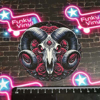 Vinyl Printed Car Vehicle Sticker, Goth, Gothic, Star Sign, Zodiac ...