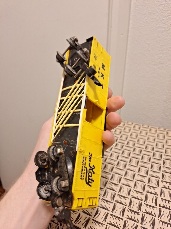 American Flyer S Scale The Katy - MKT 637 Yellow Box Car | eBay