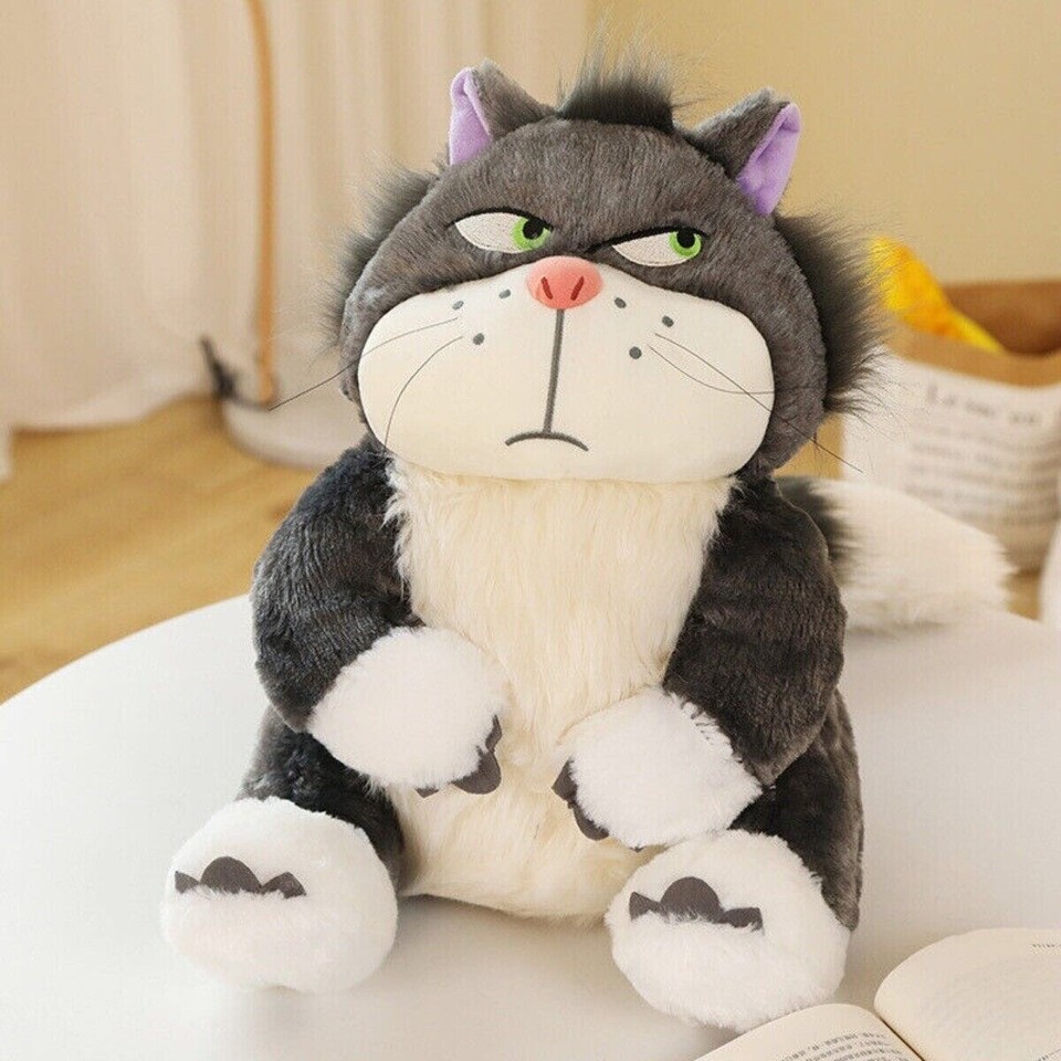 Cute Lucifer Cat Plush Toy Pillow Figure Soft Toy Kawaii Stuffed Animal ...