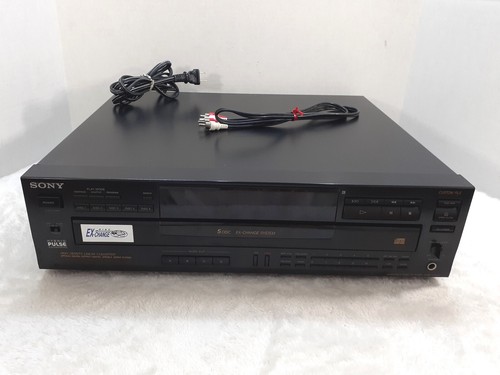 Sony CDP-C545 Compact Disc Player 5 CD Changer 1994 Vtg Japan Fully ...