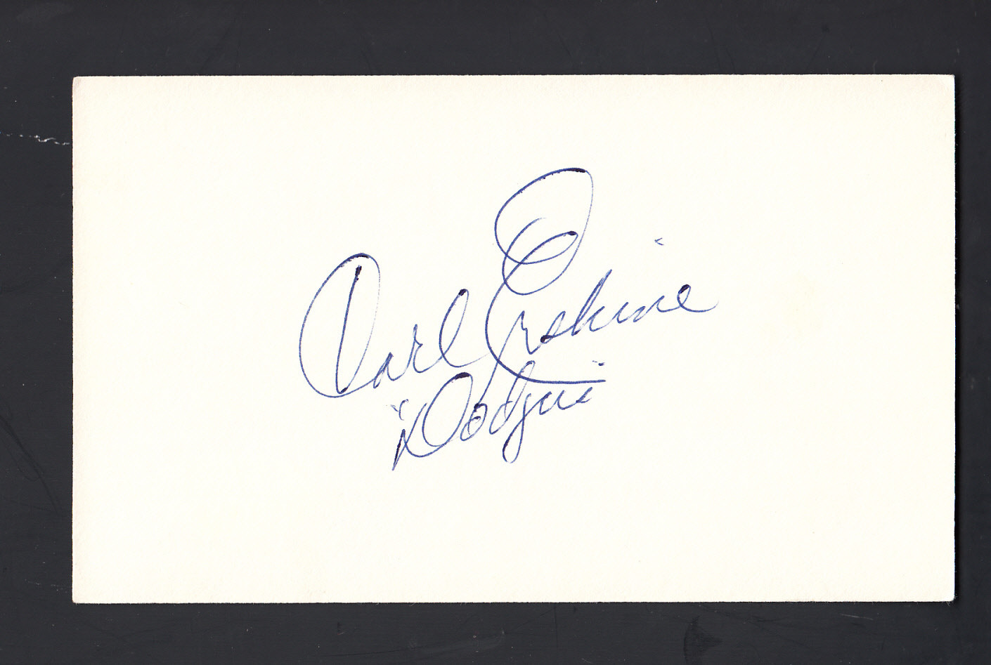 Carl Erskine Autographed Memorabilia | Signed Photo, Jersey ...