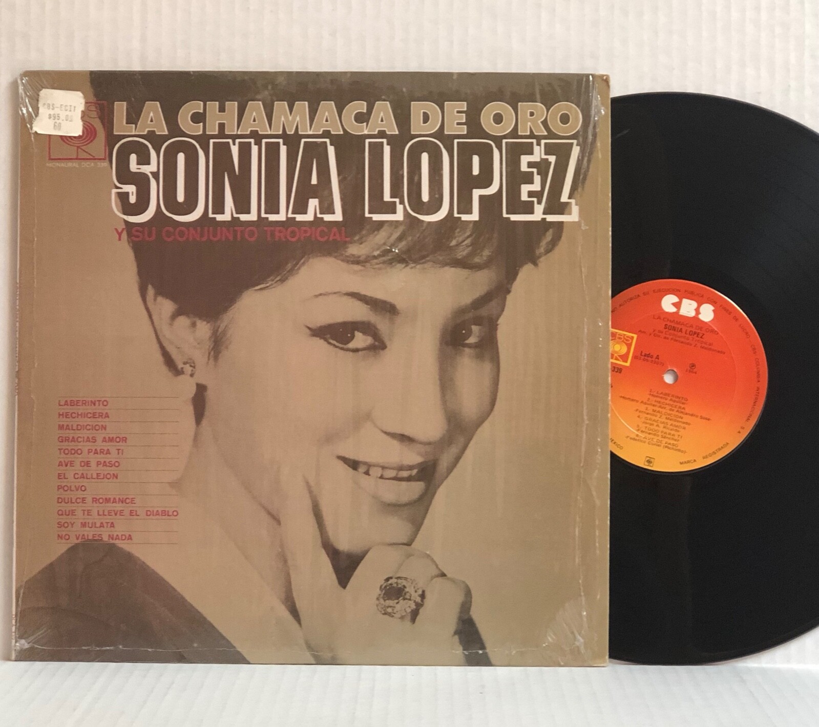 Sonia Lopez LA CHAMACA DE ORO 1964 CBS Compilation MEXICO Shrink MONO ...
