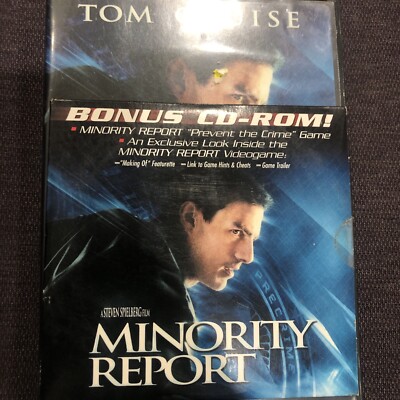 Minority Report (DVD, 2002, 2-Disc Set, Widescreen) 667068998924| eBay