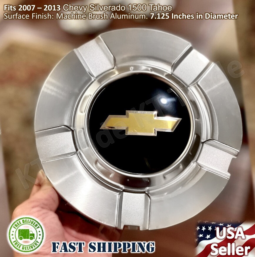 Set of 4 Chevrolet OEM Silverado Tahoe Z71 Wheel Center Cap # 9596343 ...